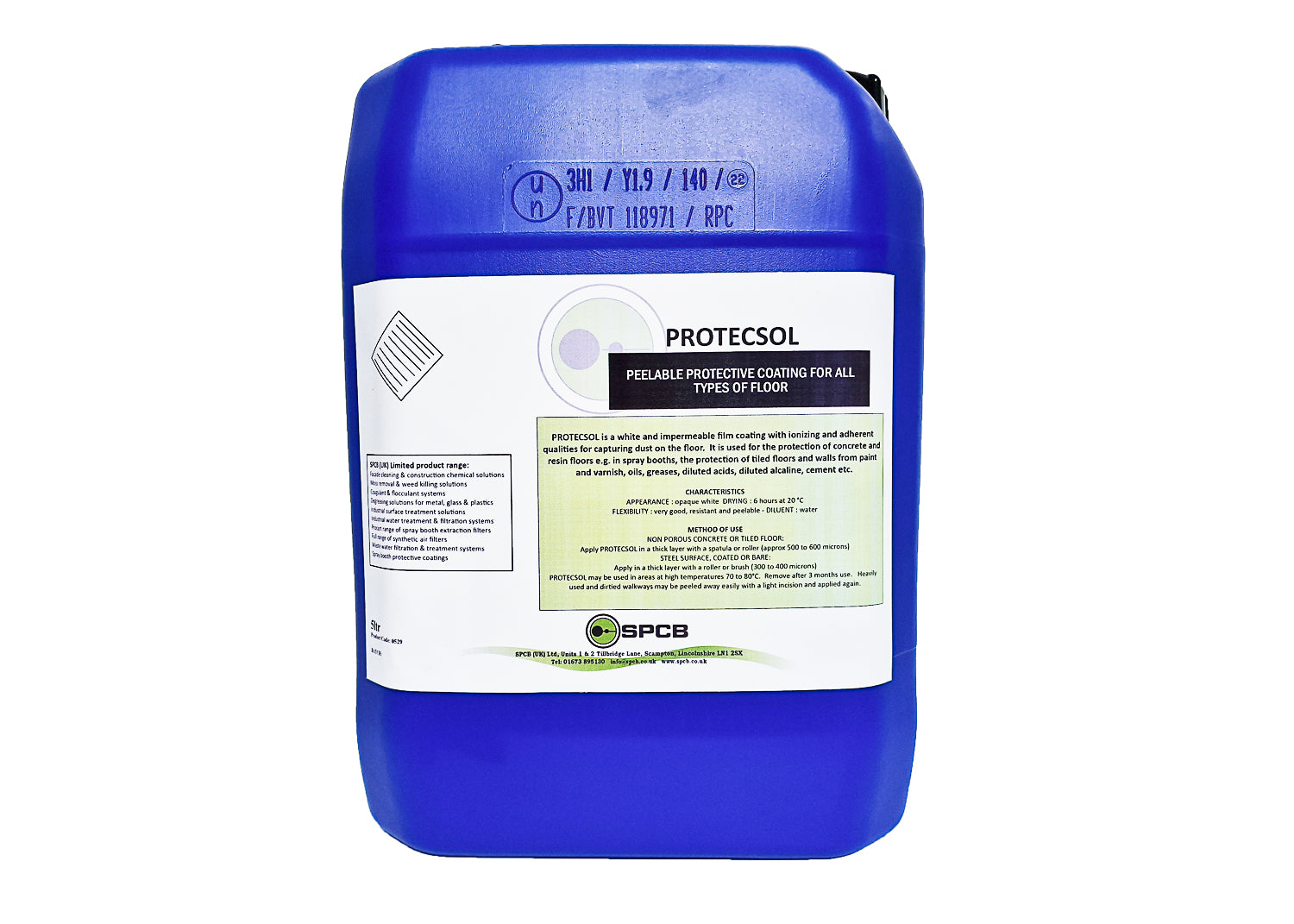 Protective Floor Paint - Water-Based, Peelable Floor Coating – SPCB