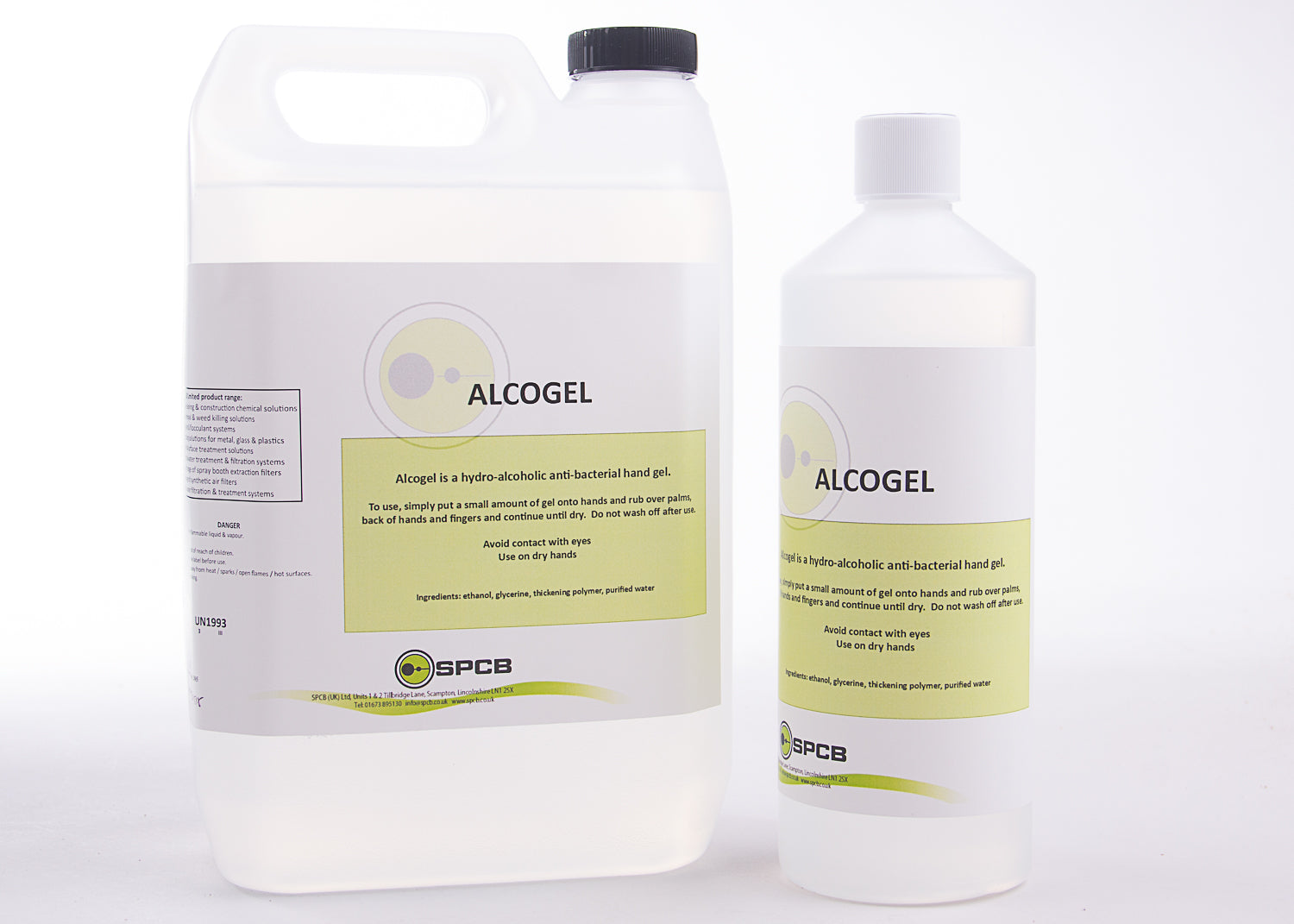 Alcogel - Hand Sanitiser Gel – SPCB